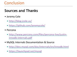 cPanelCon 2014: InnoDB Anatomy | PPTX | Databases | Computer Software and Applications