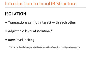 cPanelCon 2014: InnoDB Anatomy | PPTX | Databases | Computer Software ...