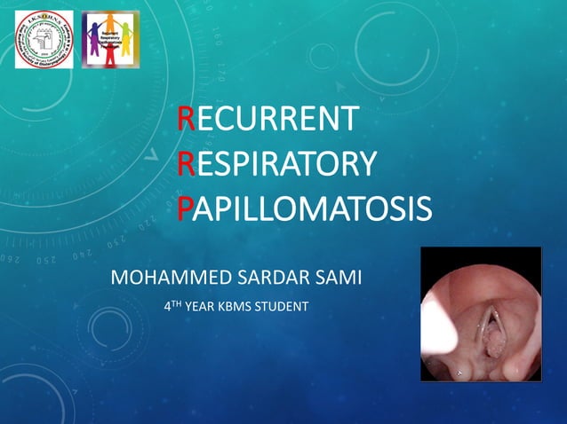 recurrent respiratory papillomatosis | PDF