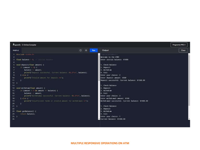 RRP FINAL REVIEW B15.pptx Multiple operations on ATM | PPT