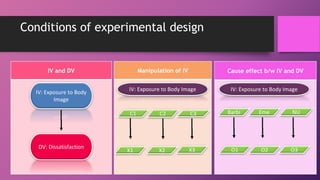 Independent group design | PPTX