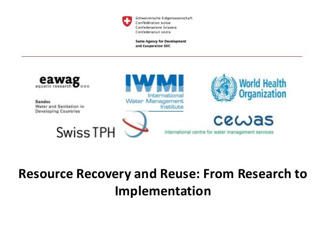 Resource Recovery and Reuse (RRR) Models & Cases for Fecal Sludge and…