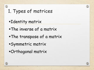 Matrix presentation | PPT