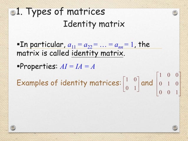 Matrix presentation | PPT