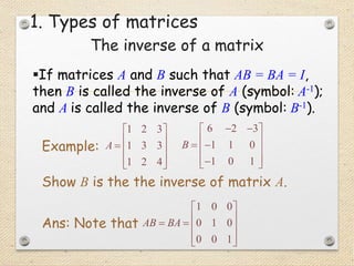 Matrix presentation | PPT