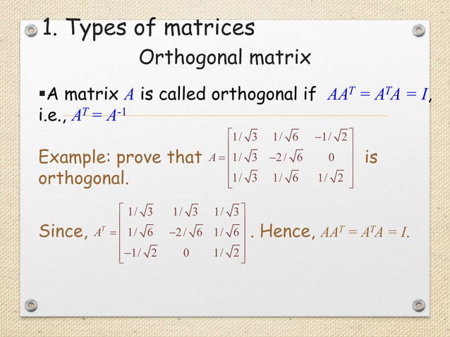 Matrix presentation | PPT