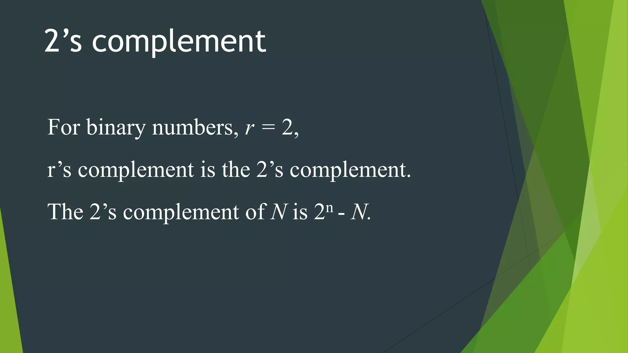 Complements of numbers | PPTX
