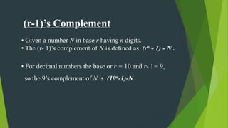 Complements of numbers | PPTX
