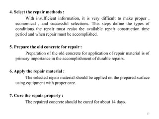 distress of concrete | PPTX