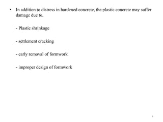 distress of concrete | PPTX