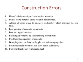 distress of concrete | PPTX