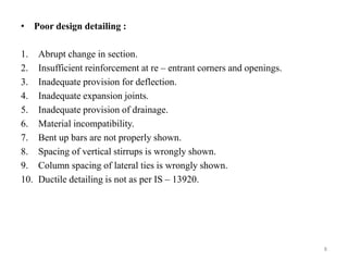 distress of concrete | PPTX