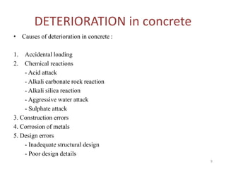 distress of concrete | PPTX