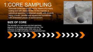 SEMI DESTRUCTIVE Test On Concrete _by Imran B K | PPTX