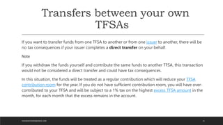 RETIREMENT PLANNING-RRSP AND TFSA:STRATEGIES FOR INVESTMENT | PPTX