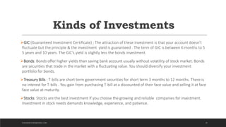 RETIREMENT PLANNING-RRSP AND TFSA:STRATEGIES FOR INVESTMENT | PPTX