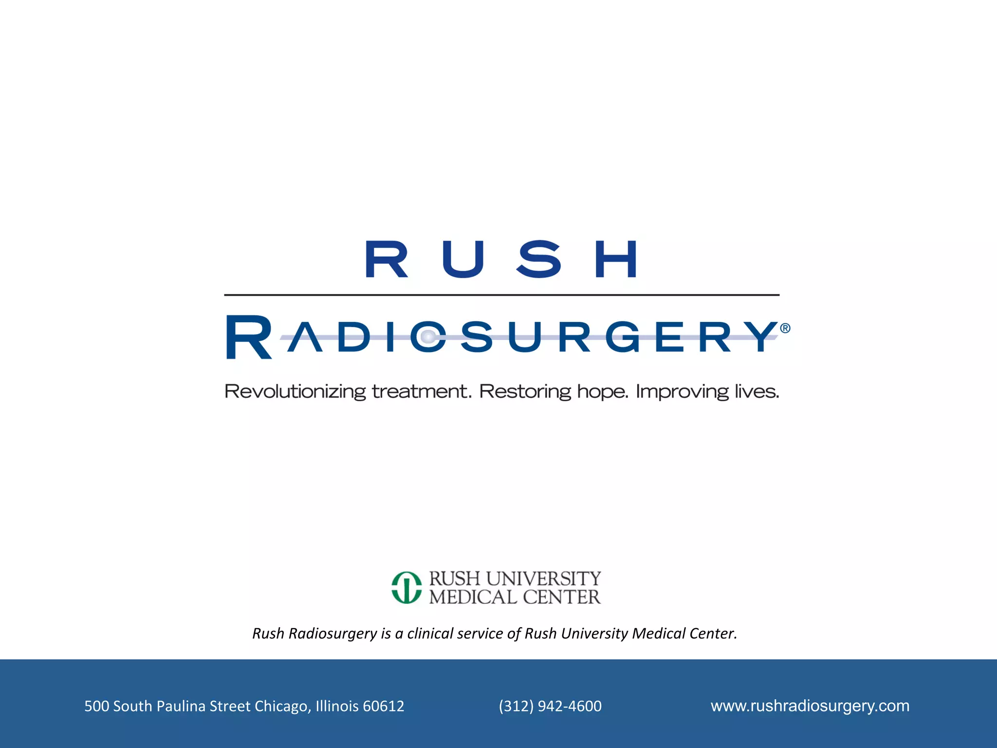 Rush Radiosurgery | PPT