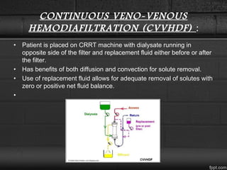 Renal replacement therapy | PPT