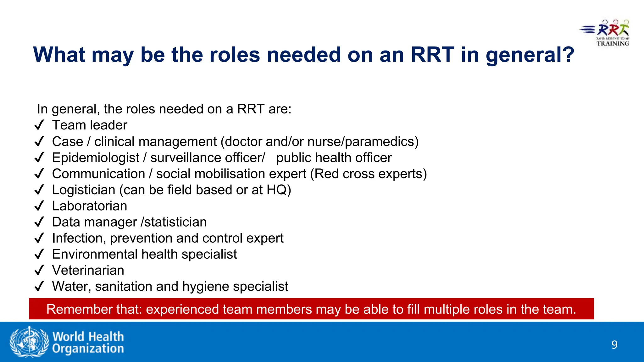 RRT composition and role scenario in .pptx