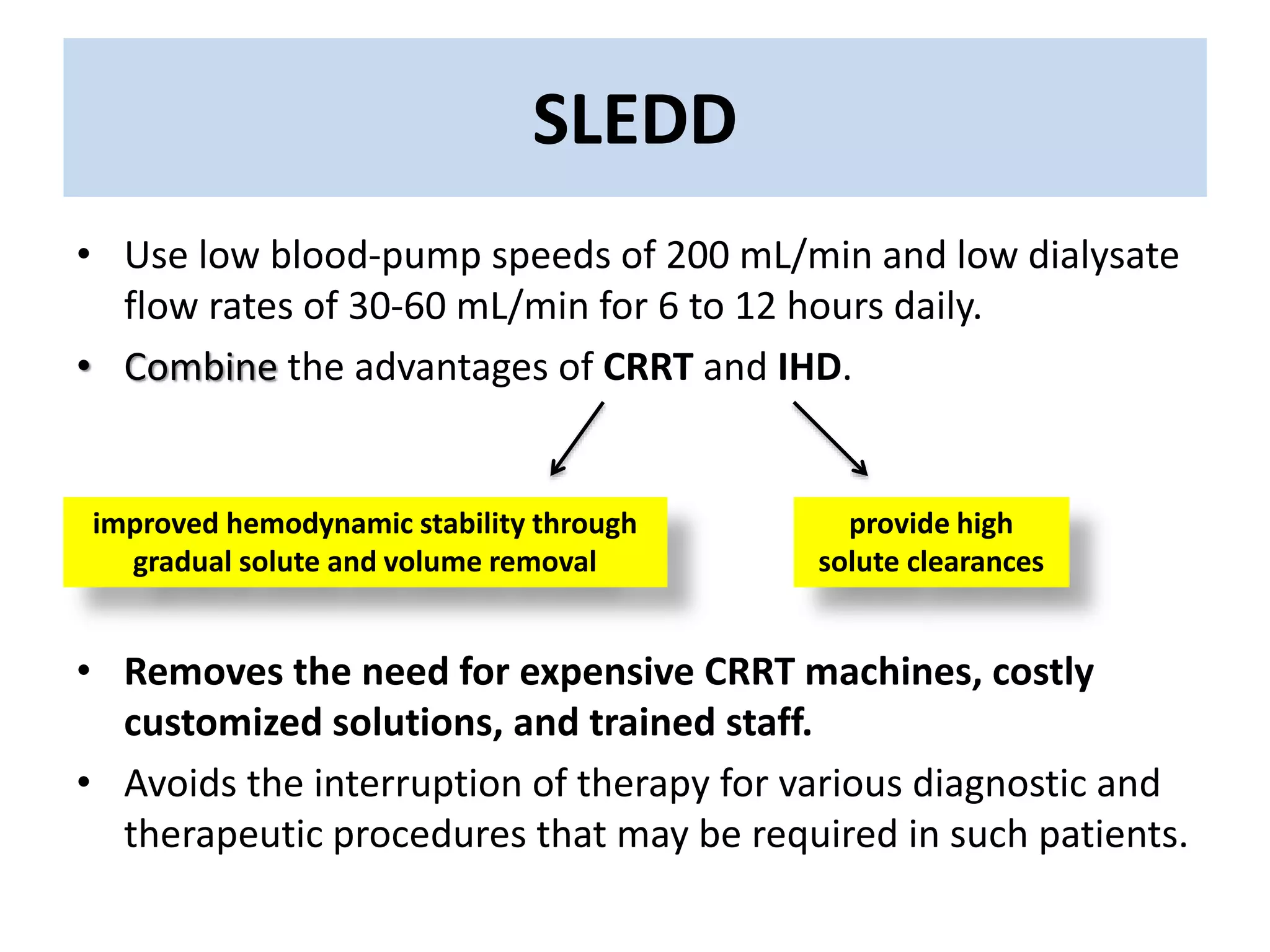 Renal Replacement Therapy: modes and evidence | PPTX