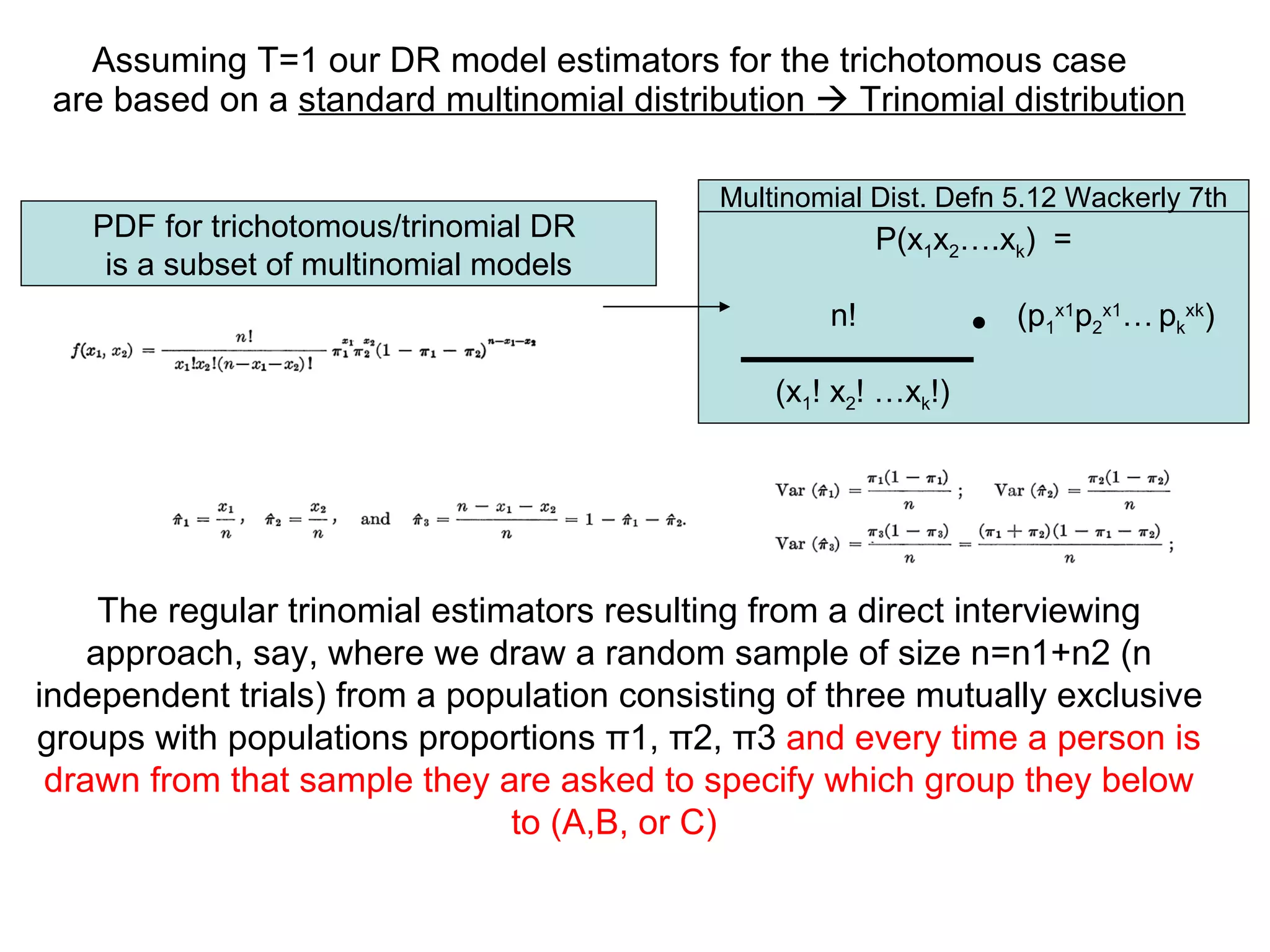 Multinomial Model Simulations | PPT