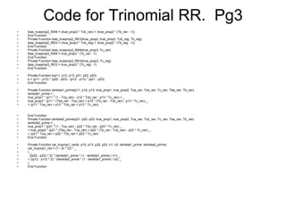 Multinomial Model Simulations | PPT