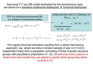 Multinomial Model Simulations | PPT