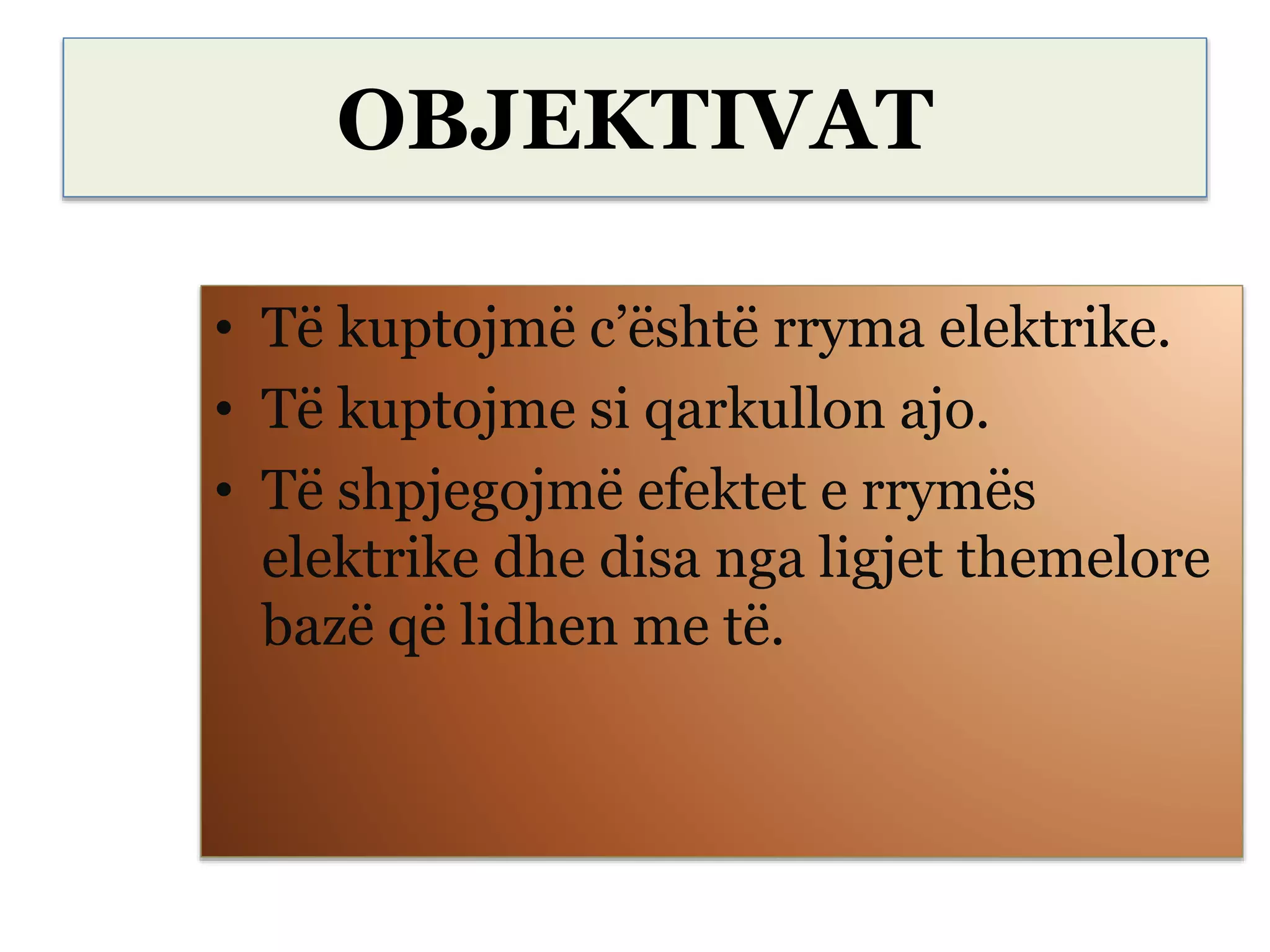 Rryma elektrike | PPTX