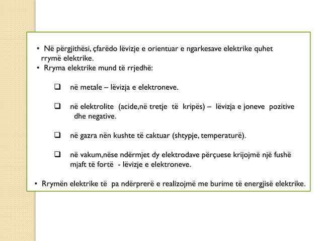 Rryma elektrike | PPTX