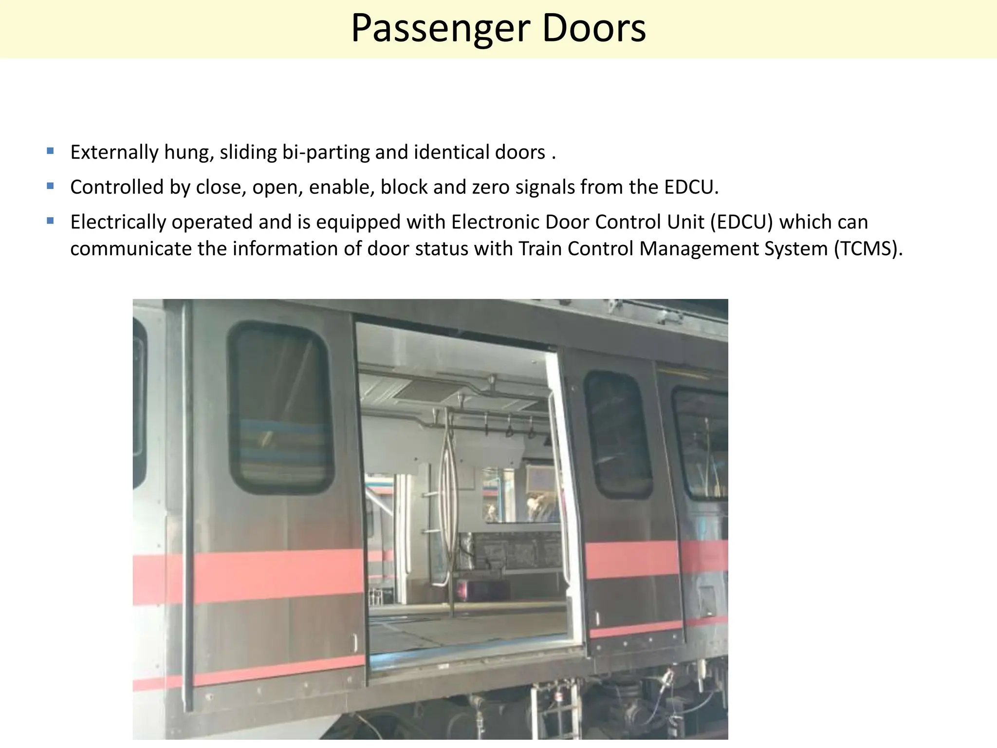 RS-10, Level-01 DOOR System in mass rapid transit syytem.pptx | First ...