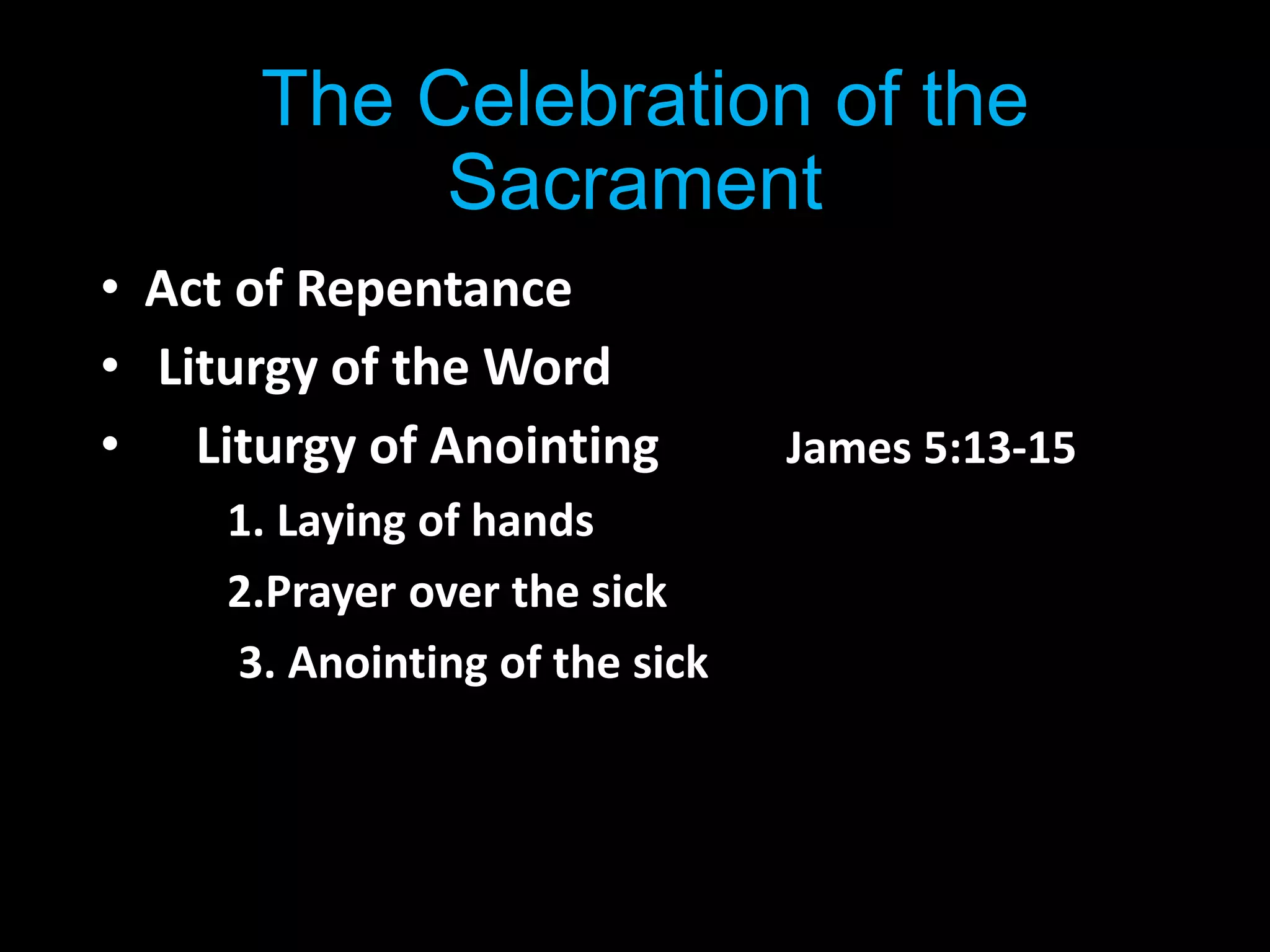anointing of the sick | PPTX