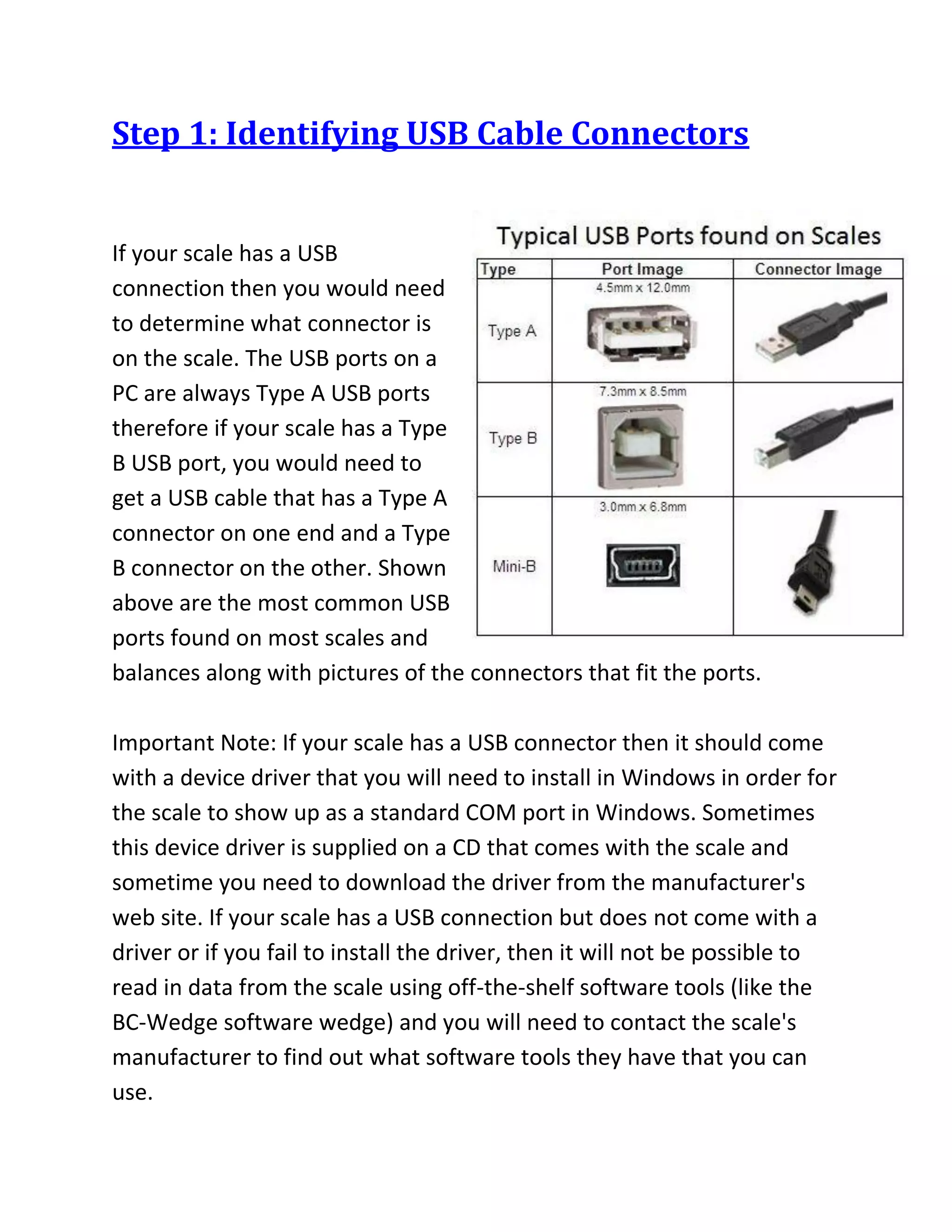 Rs 232 options how to connect an electronic balance or scale to a pc ...