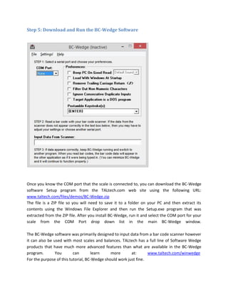 Rs 232 options how to connect an electronic balance or scale to a pc ...