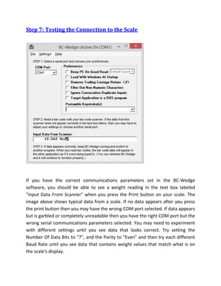 Rs 232 options how to connect an electronic balance or scale to a pc ...