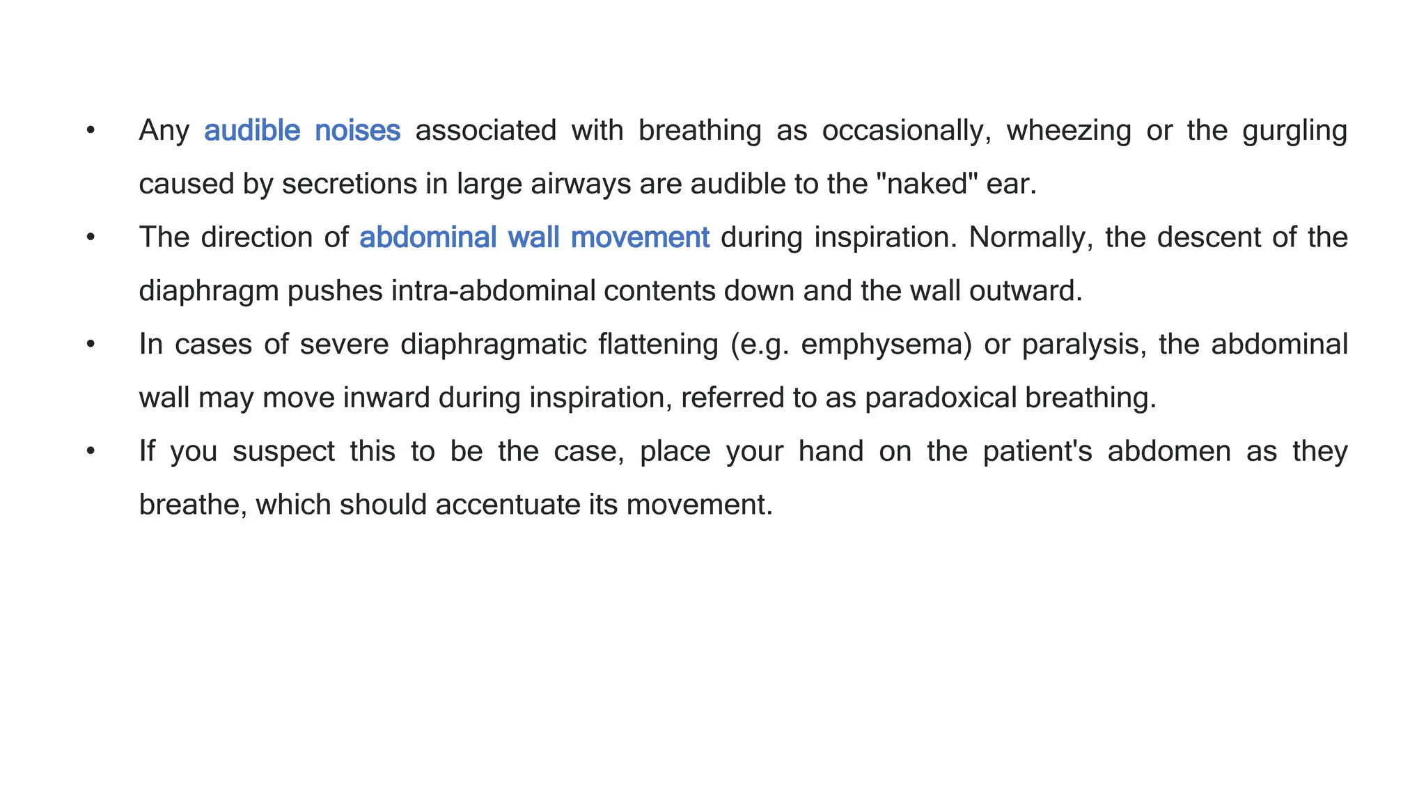 Clinical Examination of Respiratory System | PPTX