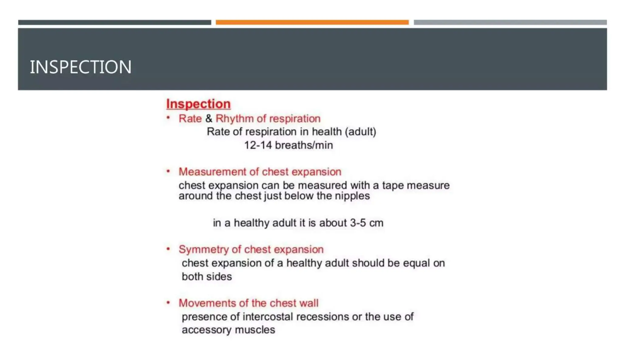 Clinical Examination of Respiratory System | PPTX