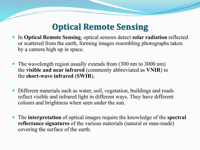 REMOTE SENSING BASIC ....................................... | PPT