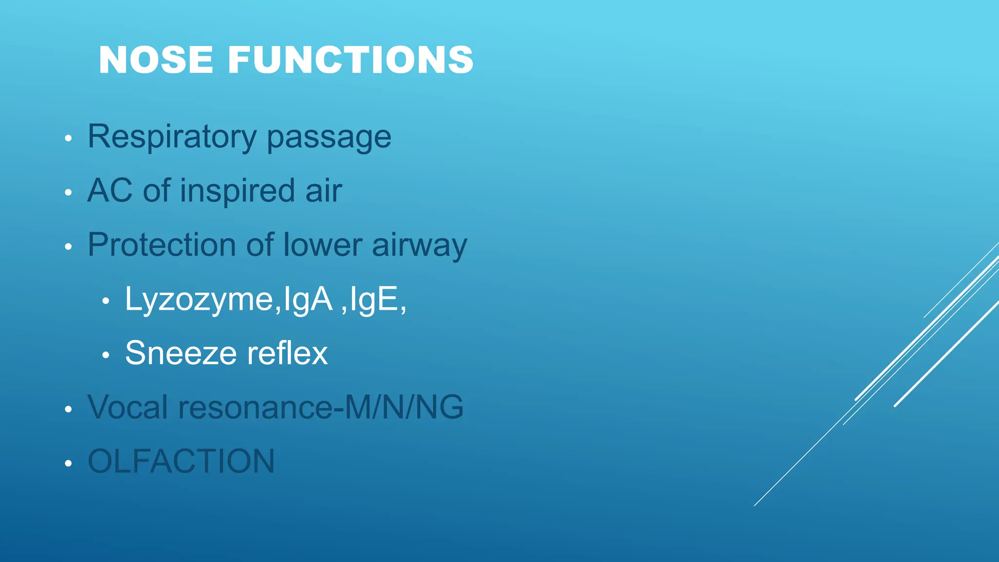 Respiratory system lecture for nursing students | PPTX