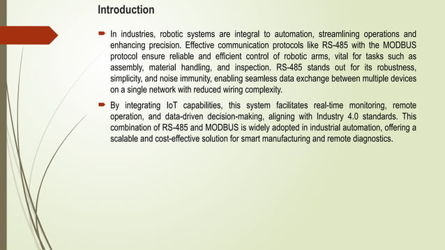 RS-485 modbus serial communication using robtic arm.pptx