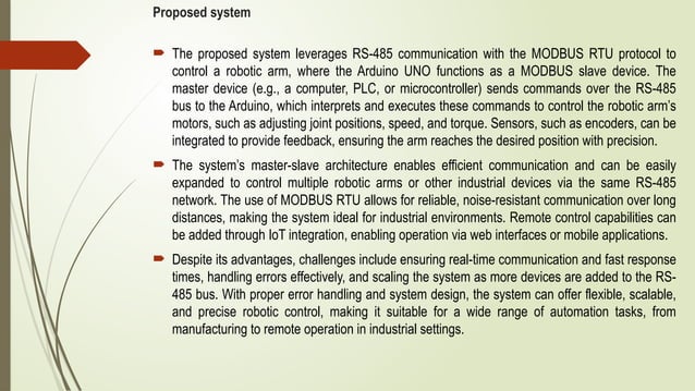 RS-485 modbus serial communication using robtic arm.pptx