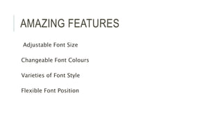 Auto Add Logo Copyright with Text on Camera Photos | PPT