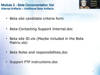 Beta Test Methodology | PPT