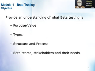 Beta Test Methodology | PPT