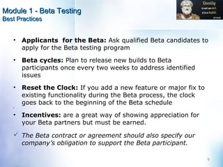 Beta Test Methodology | PPT