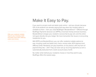 RealPage Resident Services Brochure, Featuring ActiveBuilding ...