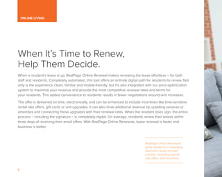 RealPage Resident Services Brochure, Featuring ActiveBuilding ...