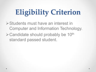 RS-CIT program | PPTX | Technology & Computing