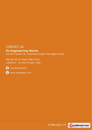 Rs Engineering Works | PDF
