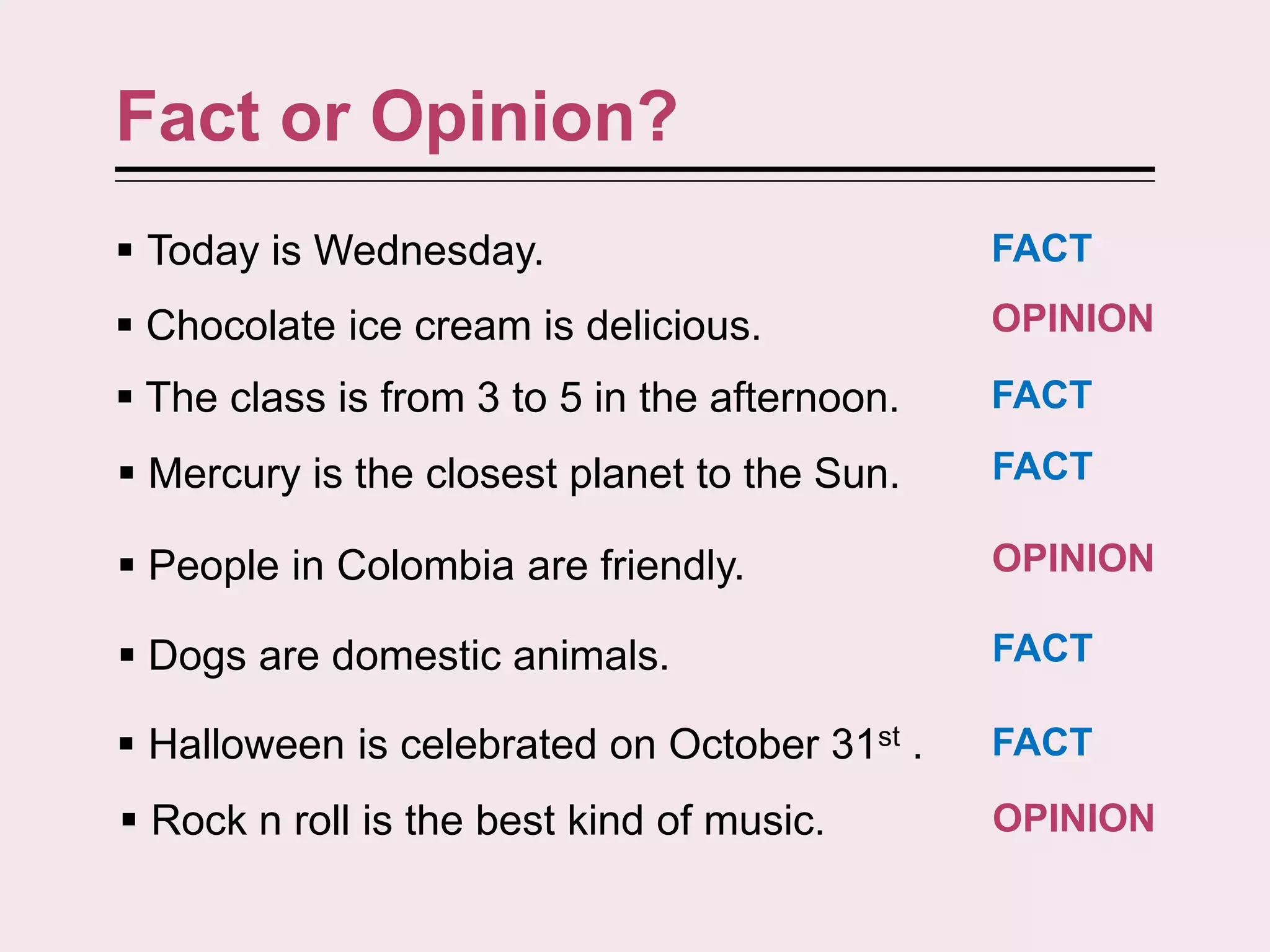 RS. Fact or Opinion? | PPTX