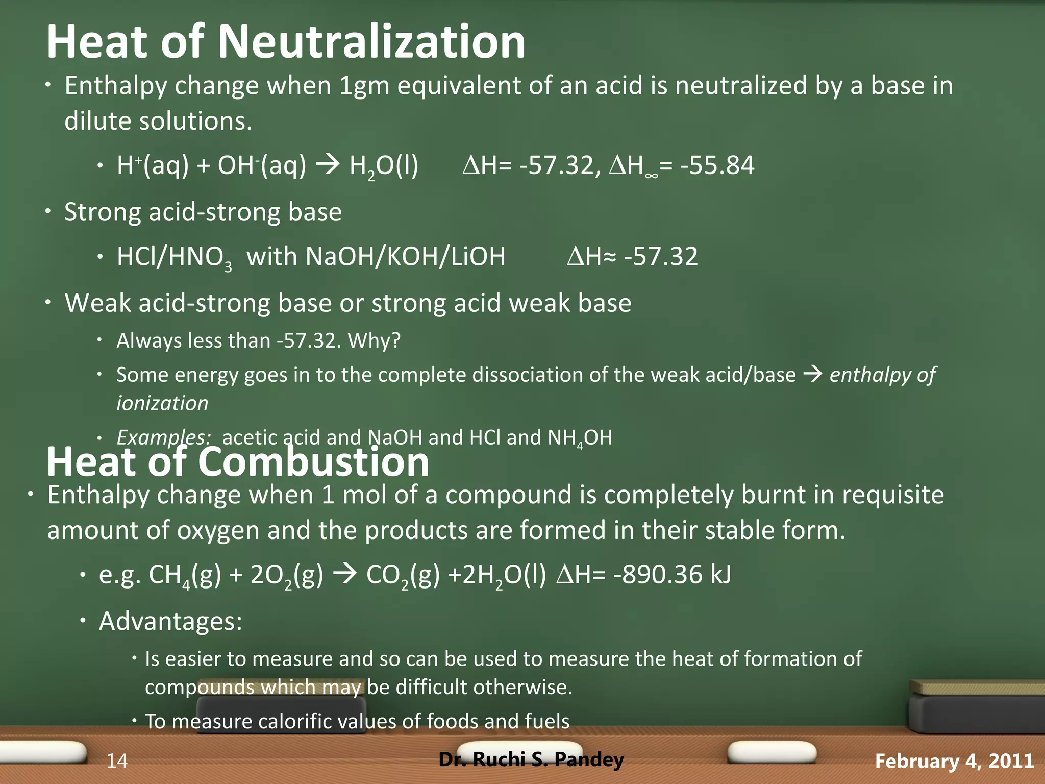 Fundamentals of Thermo-Chemistry | PPT | Chemistry | Science